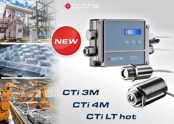 Optris Introduces New Models to the CTi Pyrometer Series
